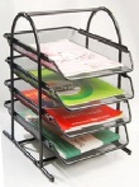 4-tier Document Tray Metal Corner · Stationery