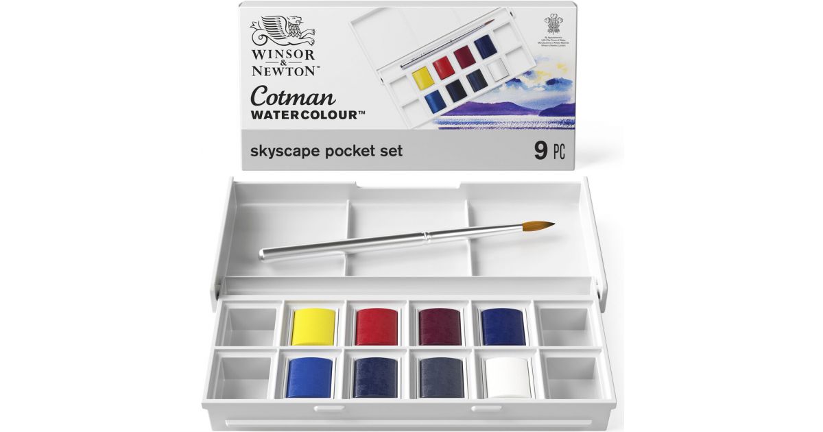 COTMAN აკვარელის ნაკრები Winsor & Newton · საკანცელარიო