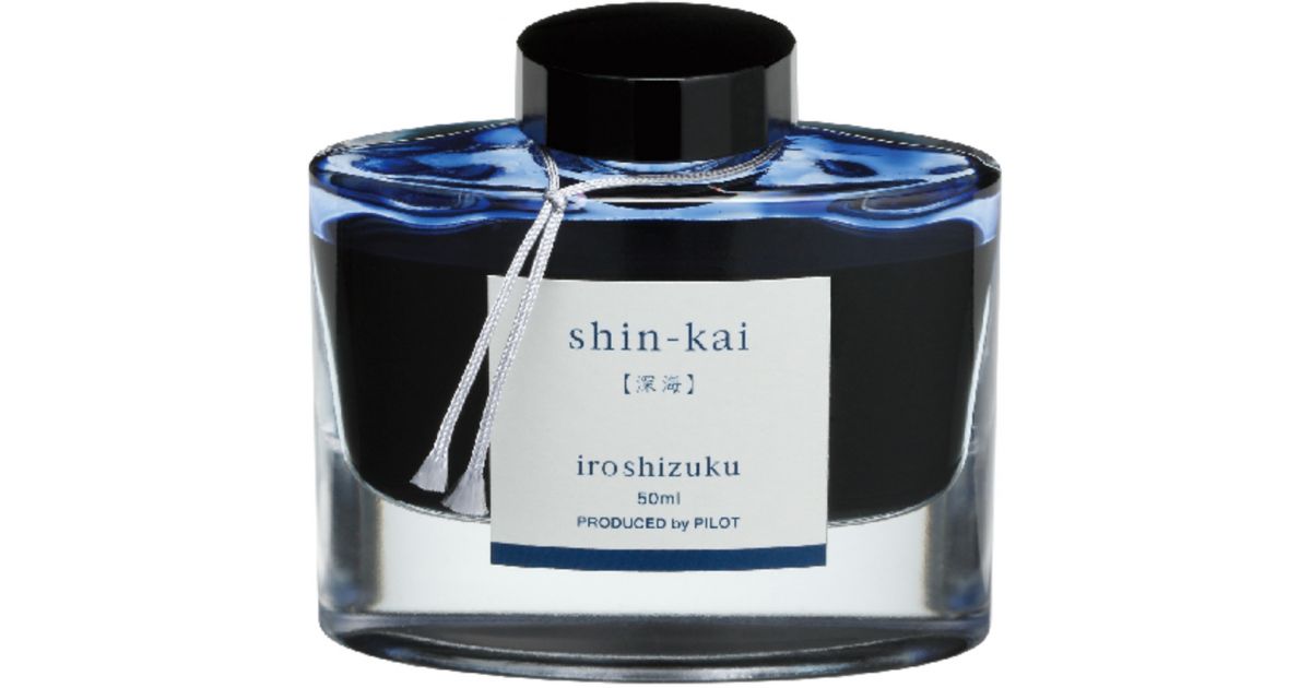 IROSHIZUKU INK - BLUE SHIN-KAI - 50 ML Pilot 50ml - Blue · Stationery