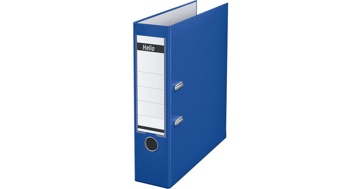 Lever Arch File 75mm Helio A4 - Blue · Stationery