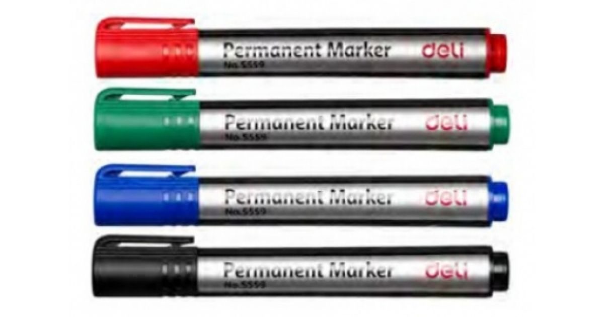 Permanent Marker with Chisel Head Deli · Stationery
