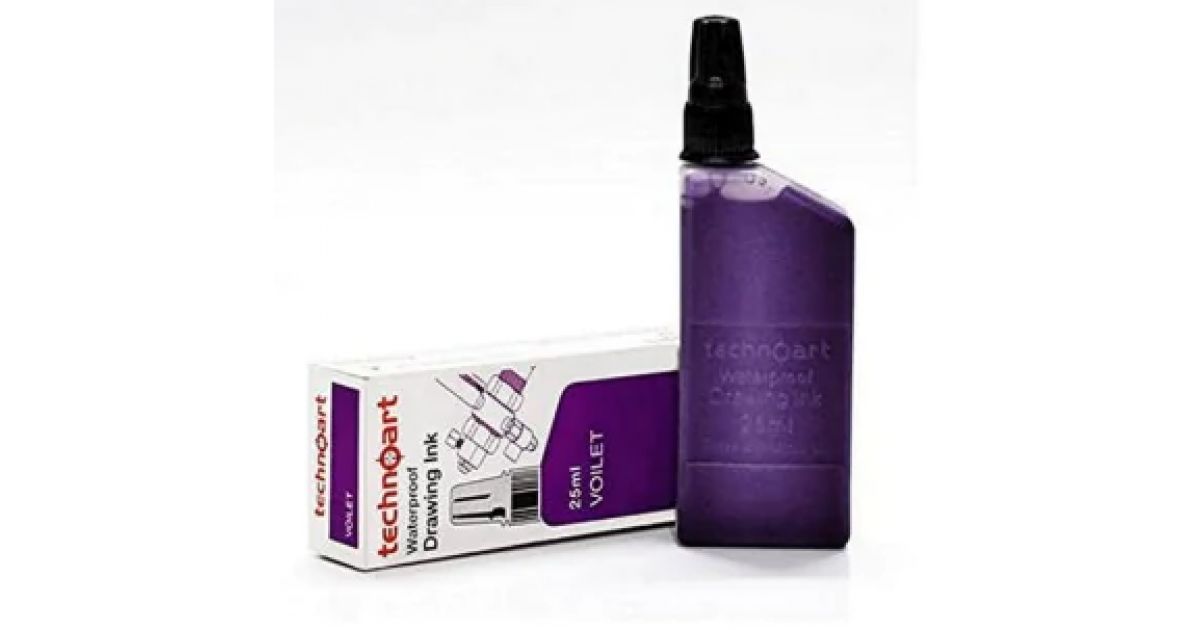 Waterproof Drawing Inks - Violet Isomars 25ml · Stationery